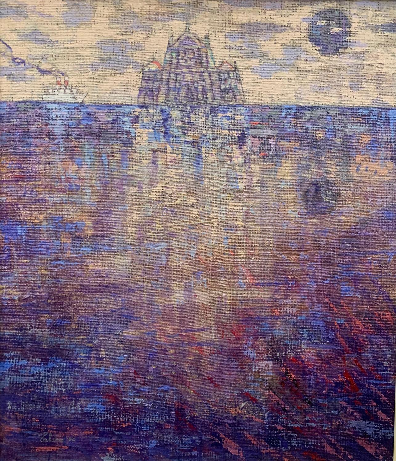 Giampaolo Talani - Cathedral Marina - Landscape Painting by Giampaolo ...