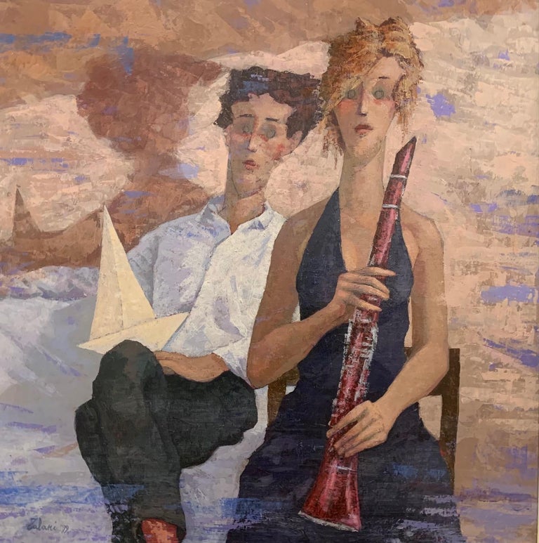Giampaolo Talani - The Musicians - Contemporary Painting by Giampaolo ...