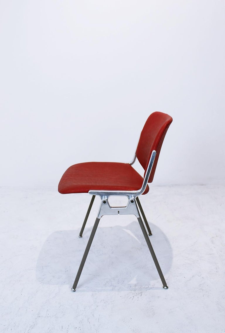 Giancarlo Piretti for Castelli DSC 106 Chairs, Italy, 1970s at 1stDibs