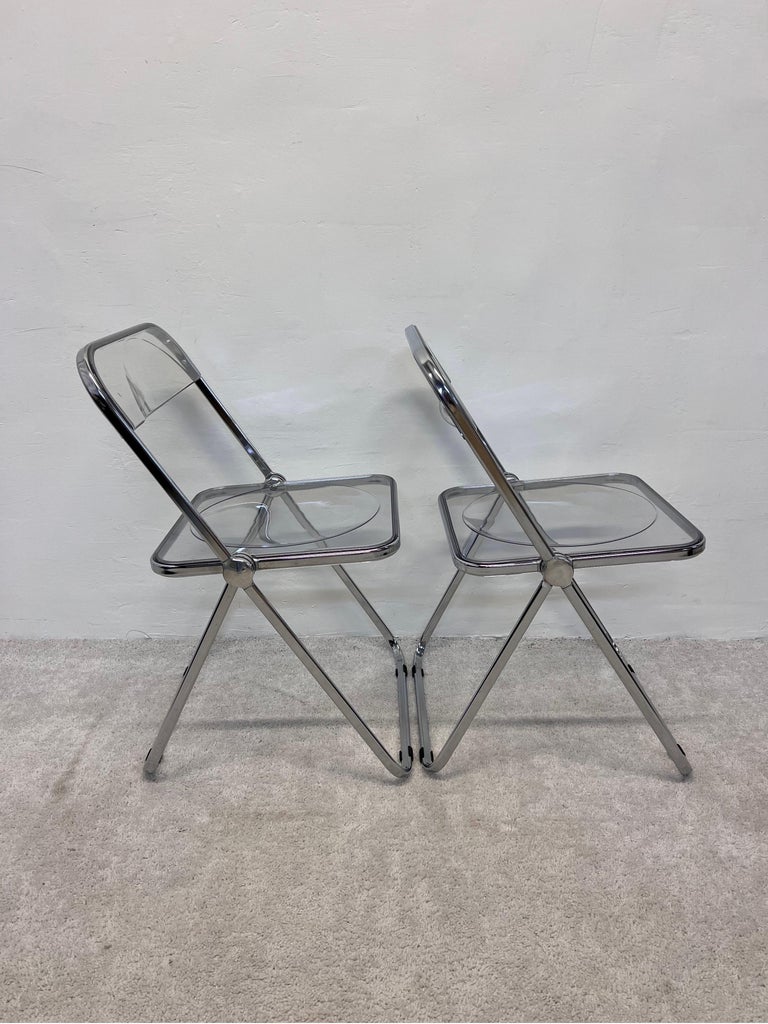 Giancarlo Piretti Plia Folding Chairs for Castelli - set of Two For ...