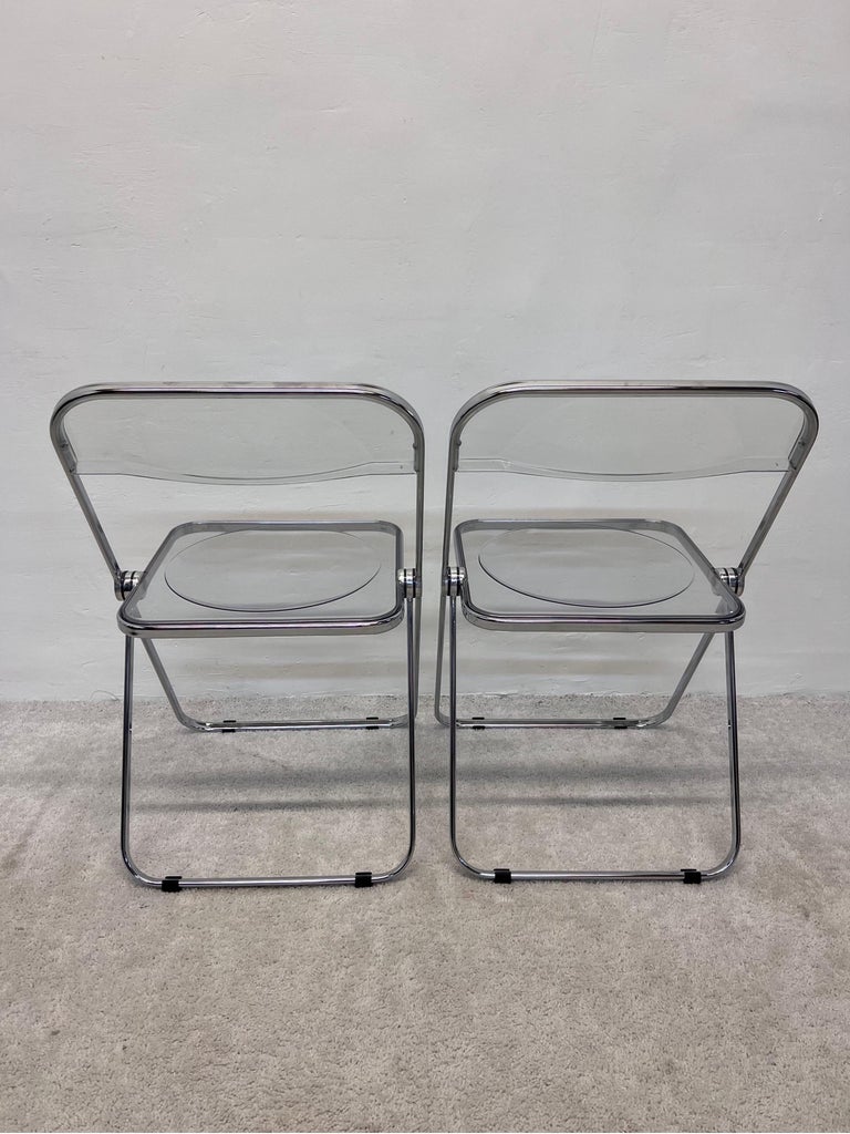 Giancarlo Piretti Plia Folding Chairs for Castelli - set of Two For ...