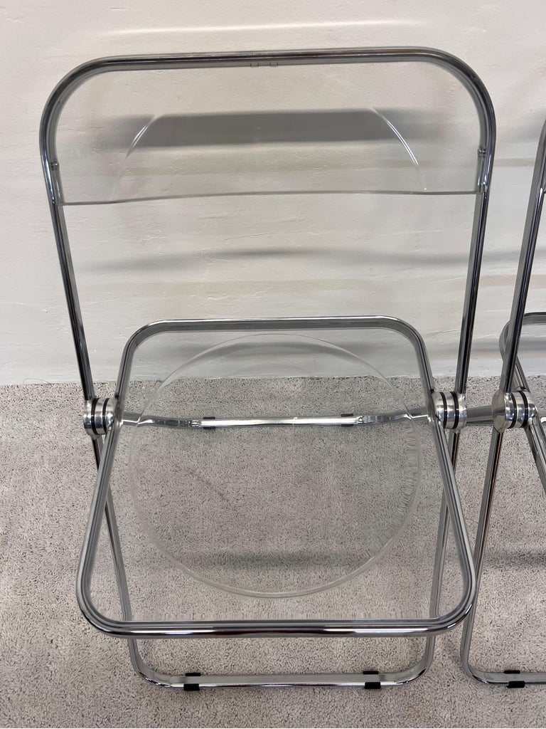 Giancarlo Piretti Plia Folding Chairs for Castelli - set of Two For ...