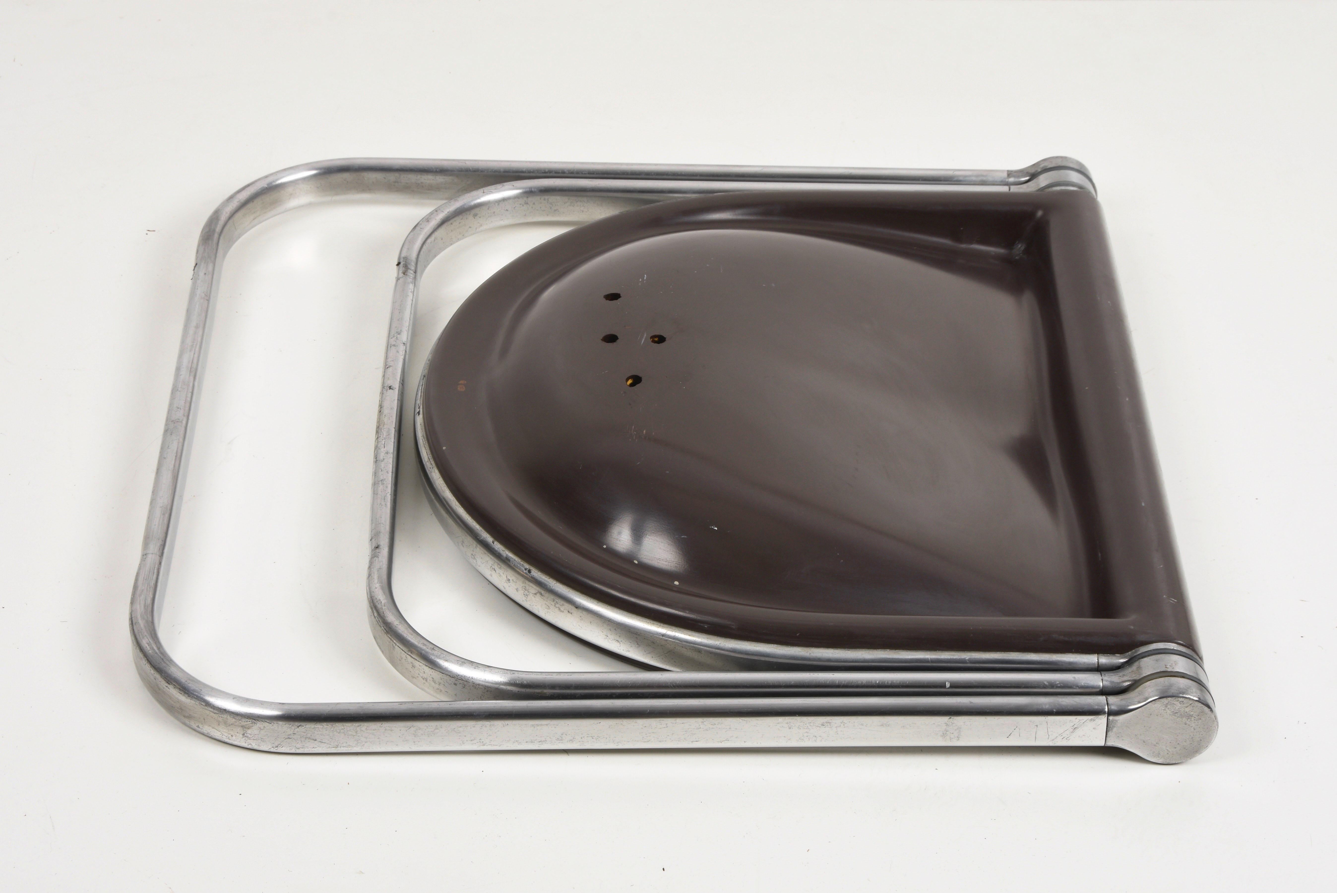 Giancarlo Piretti "Pluff" Italian Folding Chair for Anonima Castelli ...