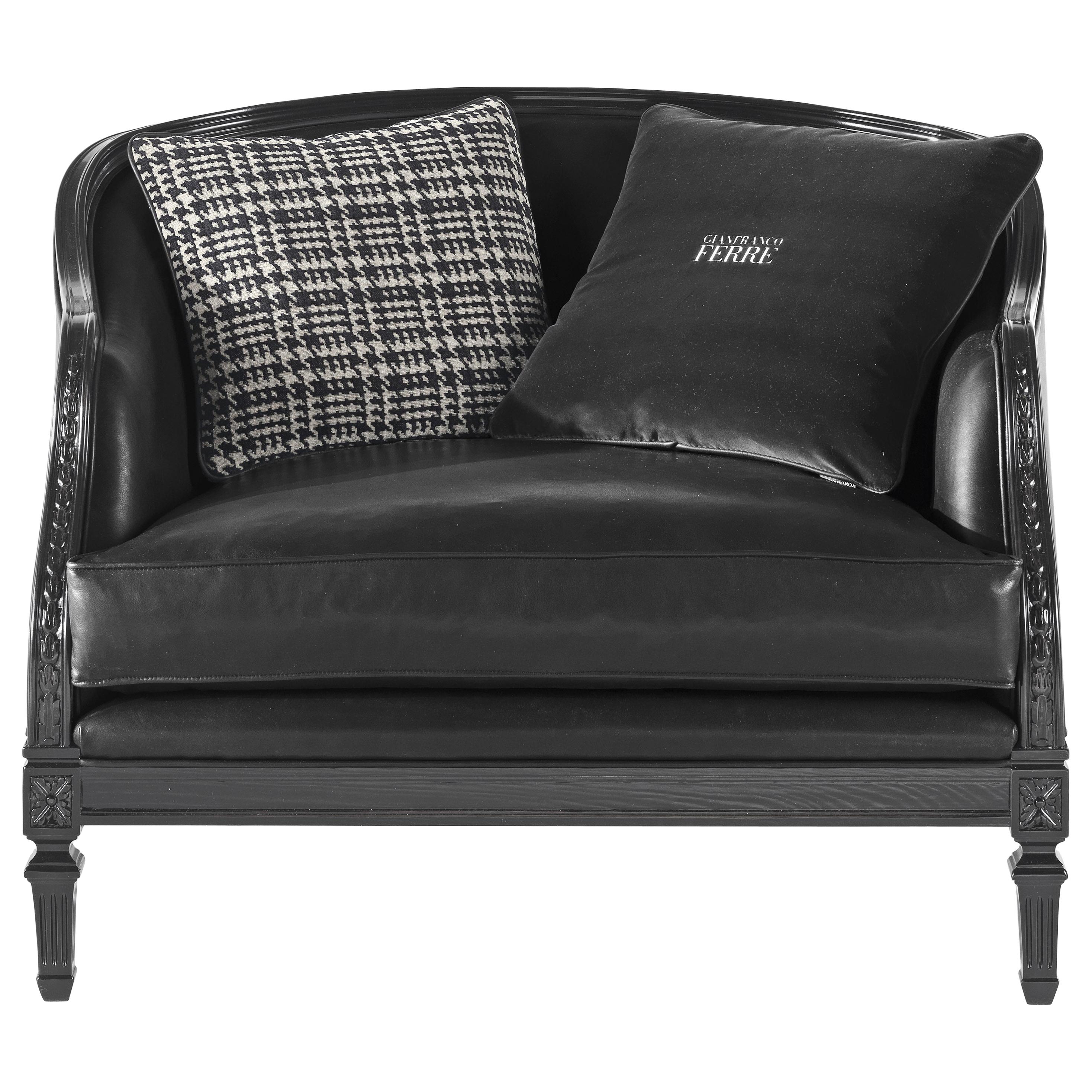 Rare Pair of Baker Queen Anne Stately Homes Brown Leather Armchairs at ...