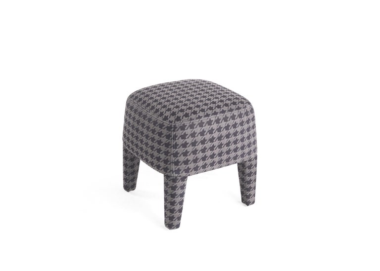 21st Century Mini Pouf in Printed Nabuk by Gianfranco Ferré Home For ...