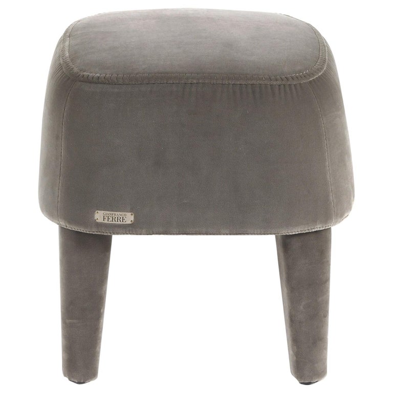 21st Century Mini Pouf in Velvet by Gianfranco Ferré Home For Sale at ...