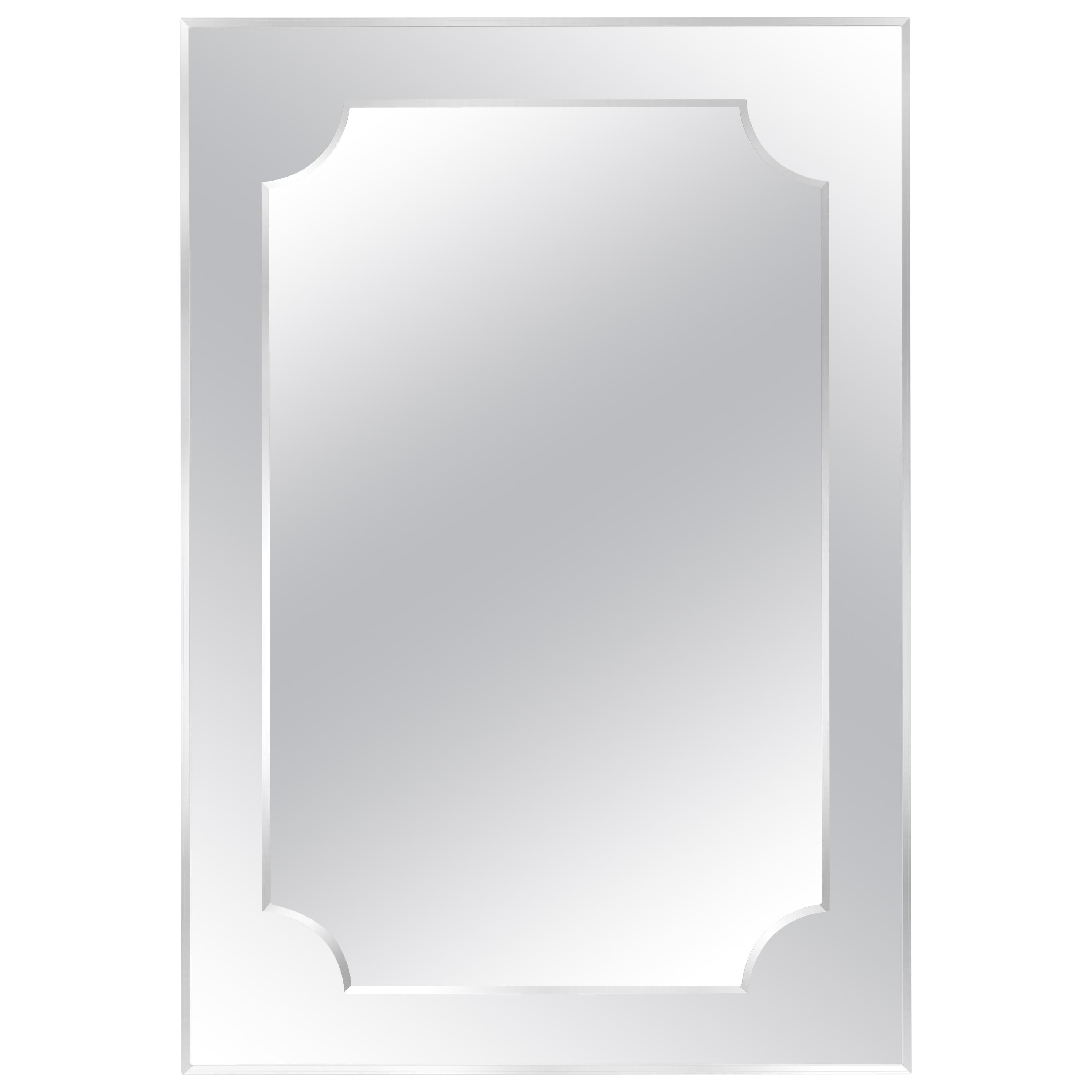 Walnut Framed Mirror by Arthur Umanoff for Howard Miller at 1stDibs