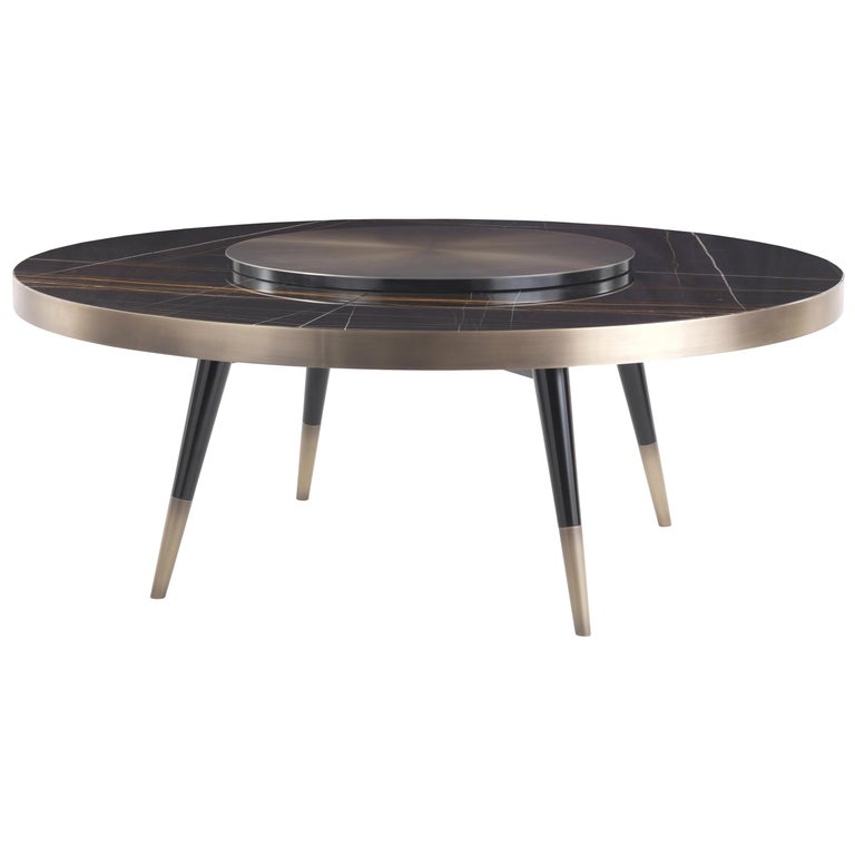 21st Century Mayfair Dining Table with Marble by Gianfranco Ferré Home ...