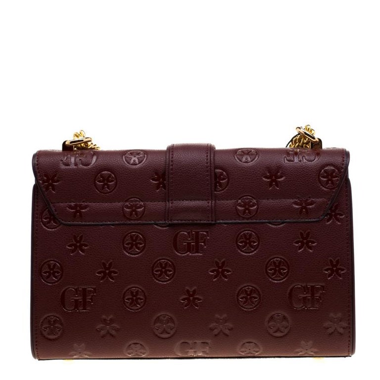 Gianfranco Ferre Red Leather Shoulder Bag For Sale at 1stDibs ...