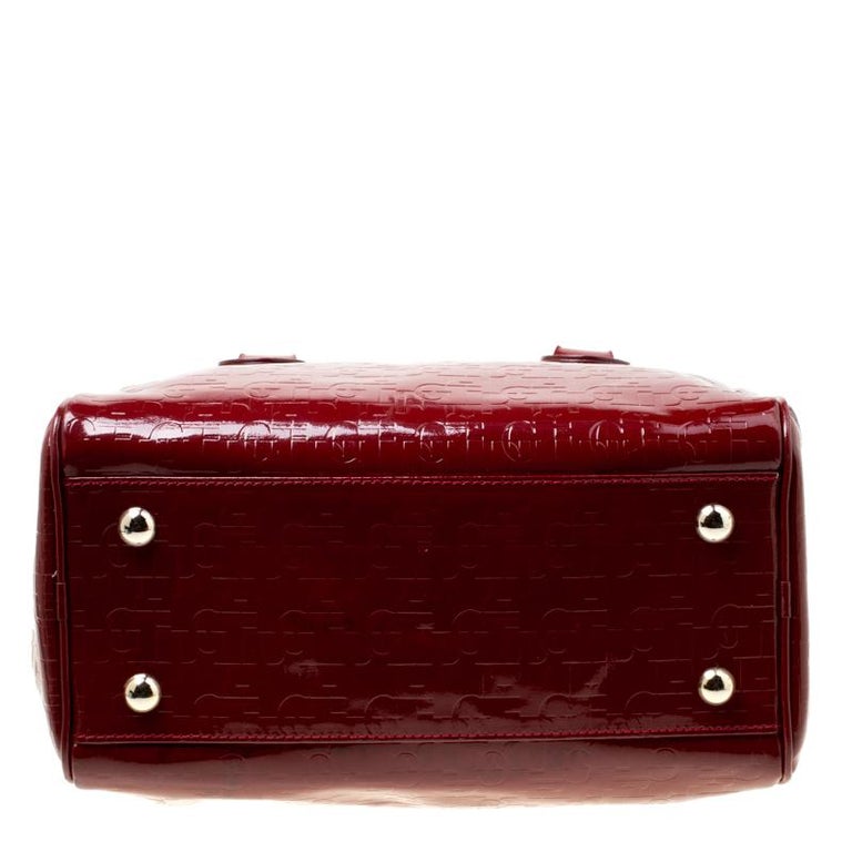 Gianfranco Ferre Red Patent Leather Satchel For Sale at 1stDibs ...