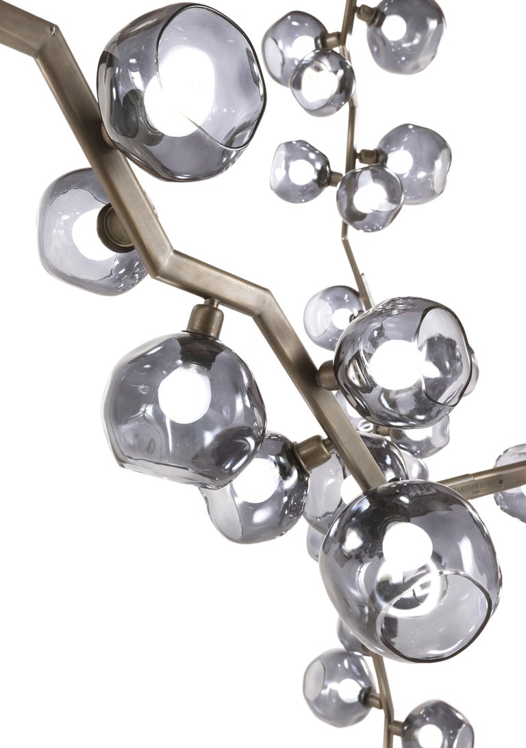 Gianfranco Ferré Home Viper Chandelier in Metal and Glass Shade For ...