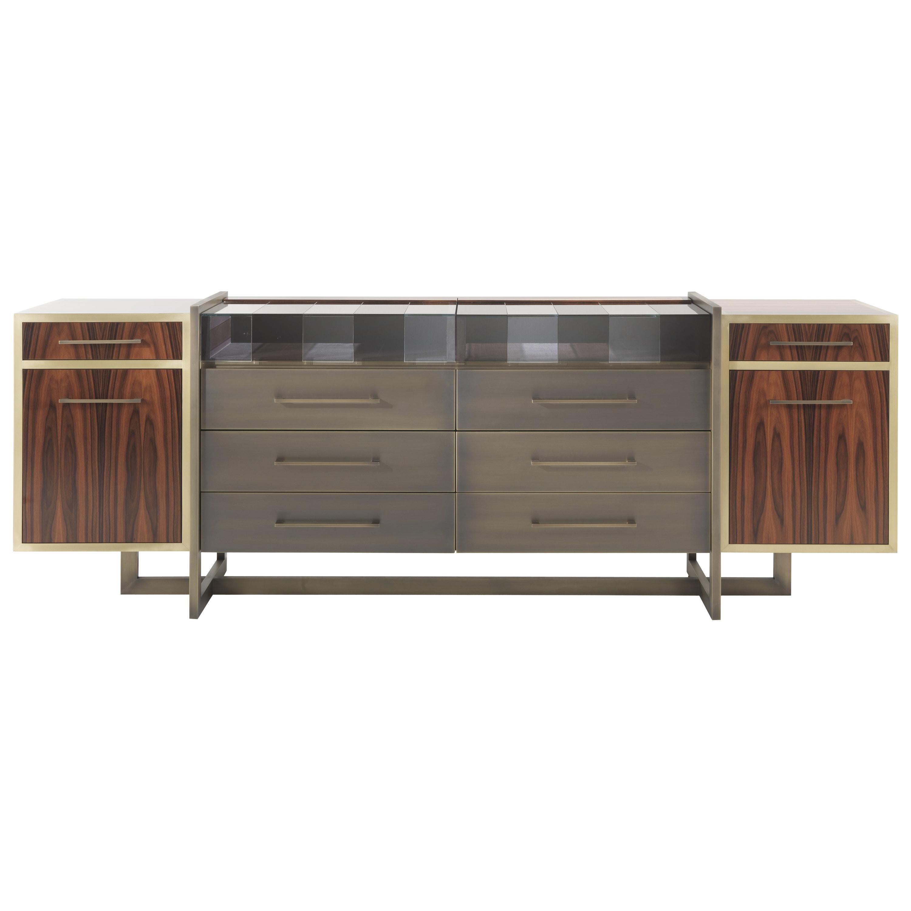 Gianfranco Ferré Trafalgar TV Stand in Black Wood For Sale at 1stDibs