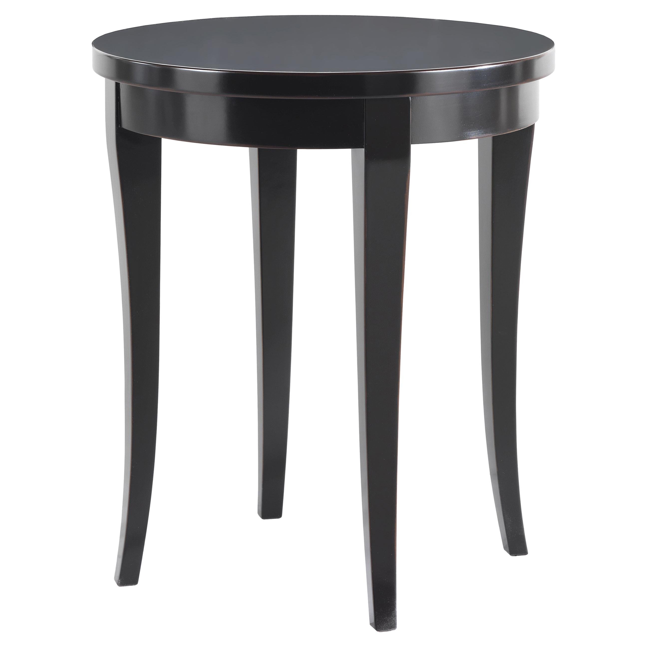 Elegant Leather Draped Center Table by Marge Carson at 1stDibs