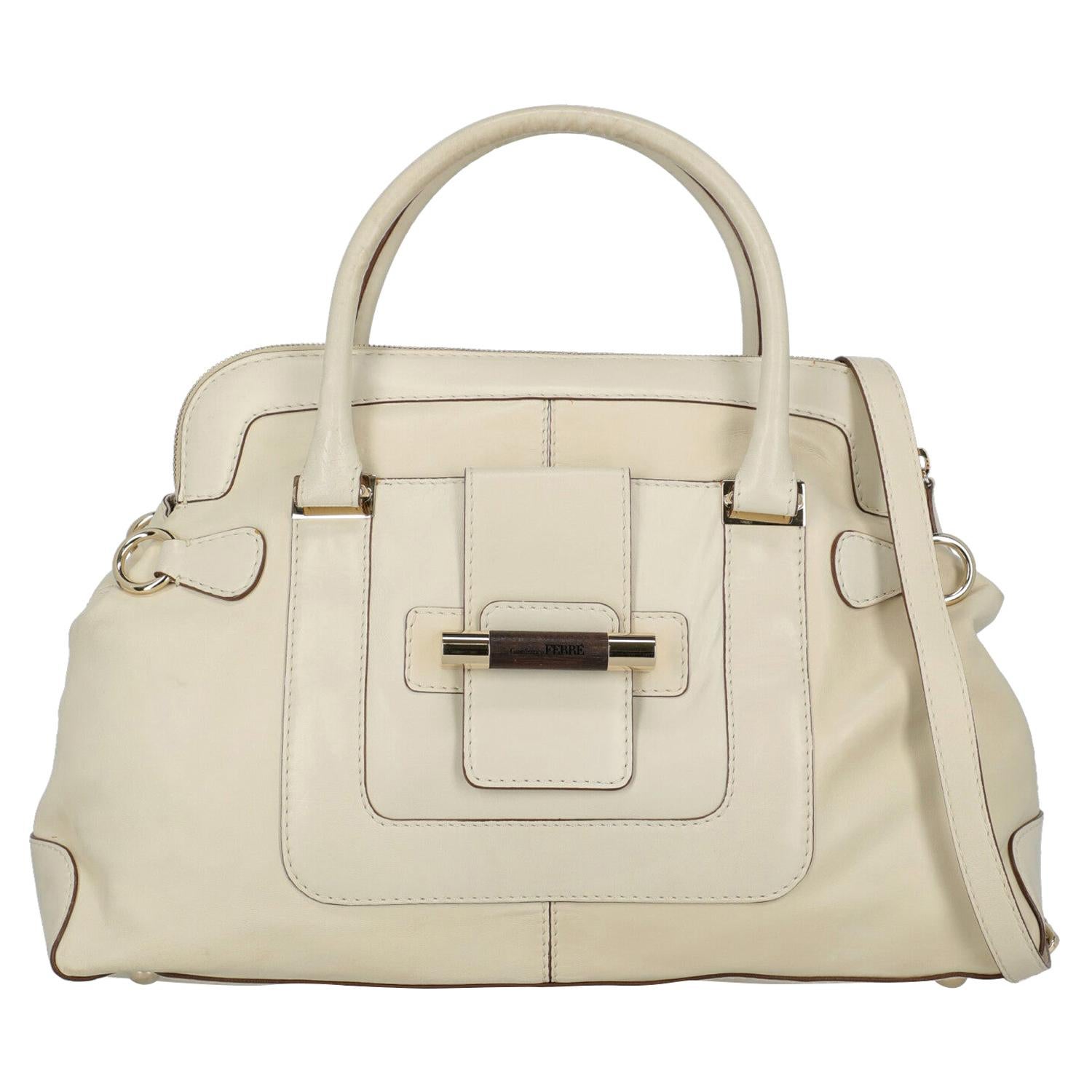 Gianfranco Ferre Red Leather Shoulder Bag For Sale at 1stDibs