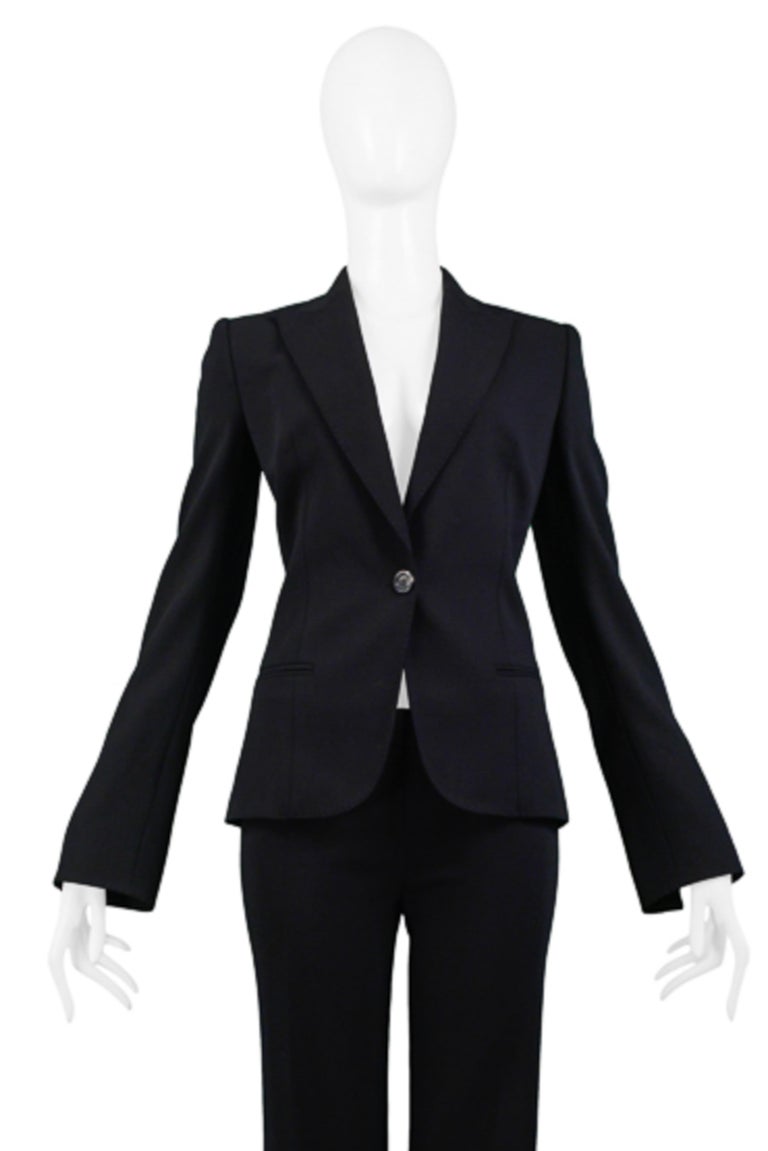 Gianfranco FerrecClassic Black Tailored Suit For Sale at 1stDibs