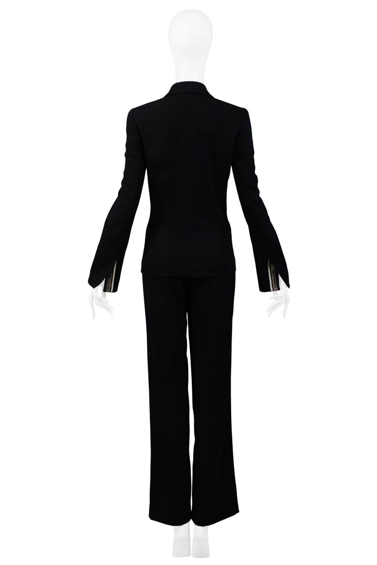 Gianfranco FerrecClassic Black Tailored Suit For Sale at 1stDibs