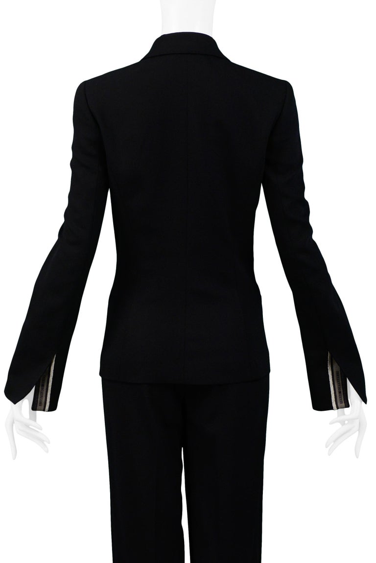 Gianfranco FerrecClassic Black Tailored Suit For Sale at 1stDibs