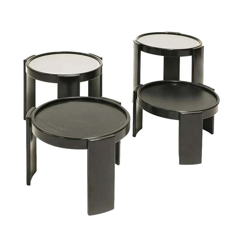 Gianfranco Frattini, 780, Four Stacking Tables, Cassina, 1960s For Sale ...