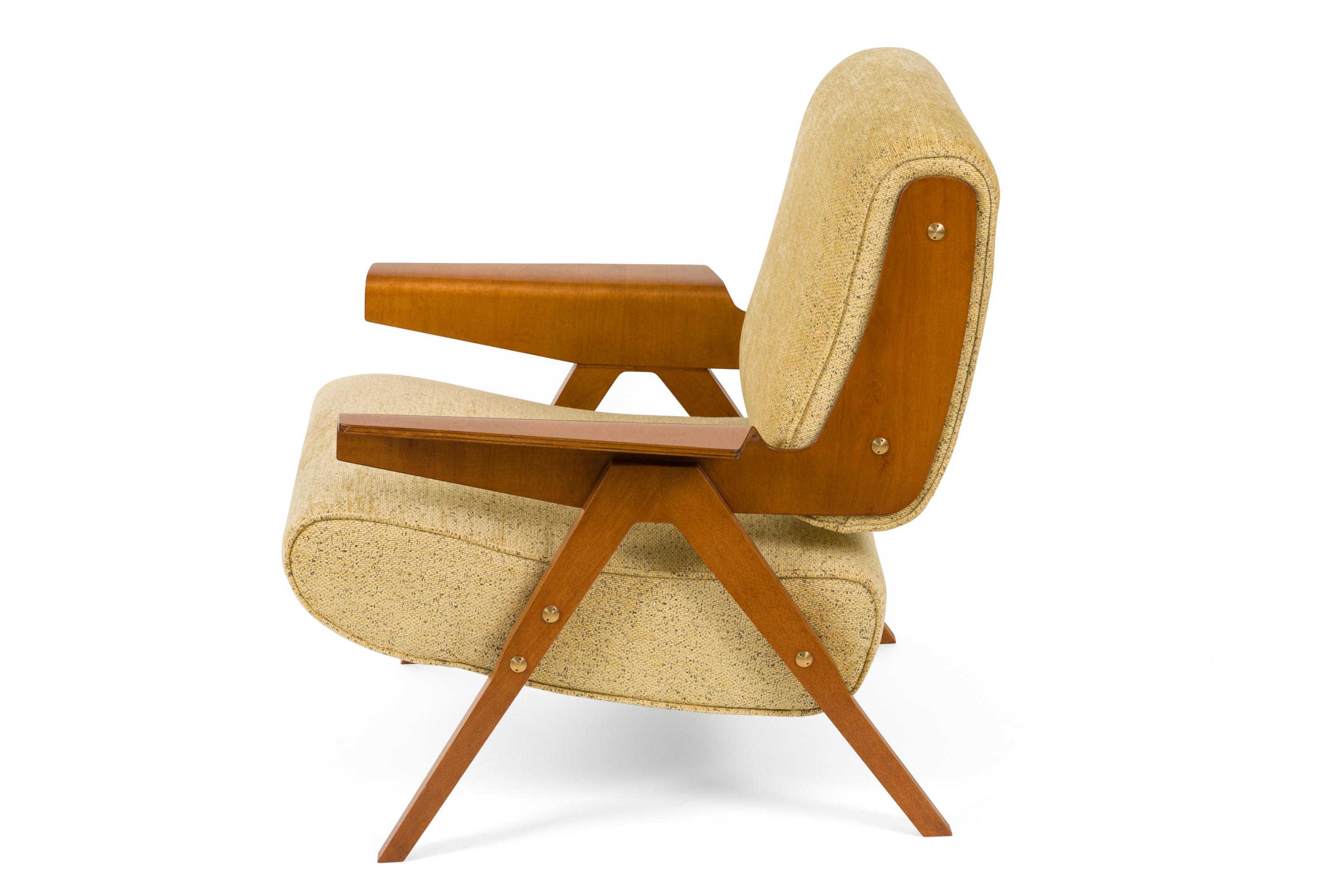 Gianfranco Frattini #831 Lounge Chairs for Cassina, Italy, 1950s For ...
