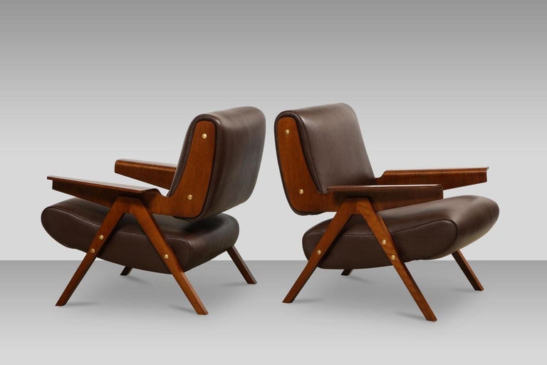 Gianfranco Frattini Lounge Chairs For Sale at 1stDibs