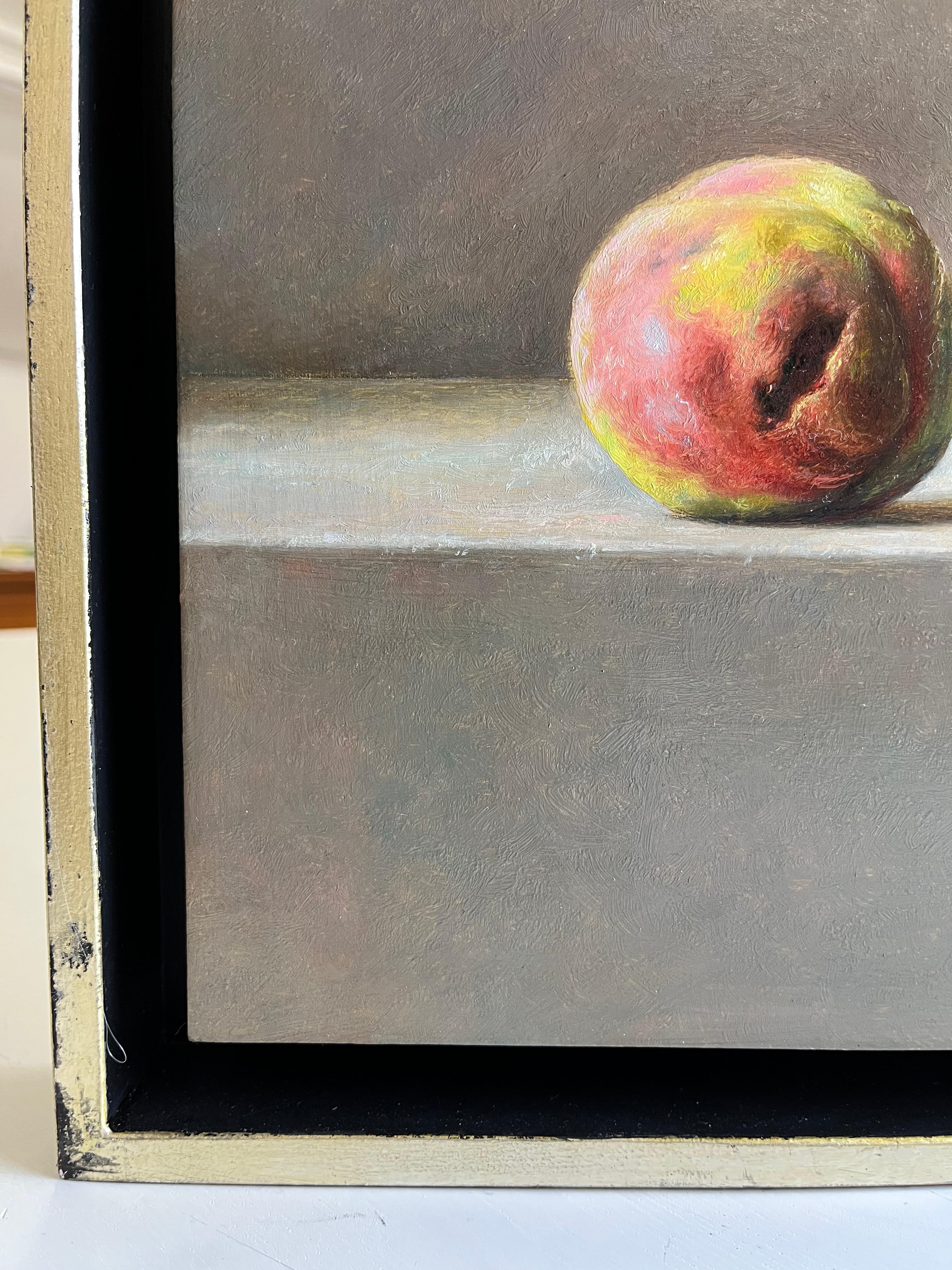 Gianluca Corona - Contemporary peaches still life, painting delicate ...