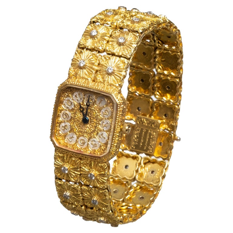 Gianmaria Buccellati Rare 18K Authentic Ladies Wristwatch For Sale at ...
