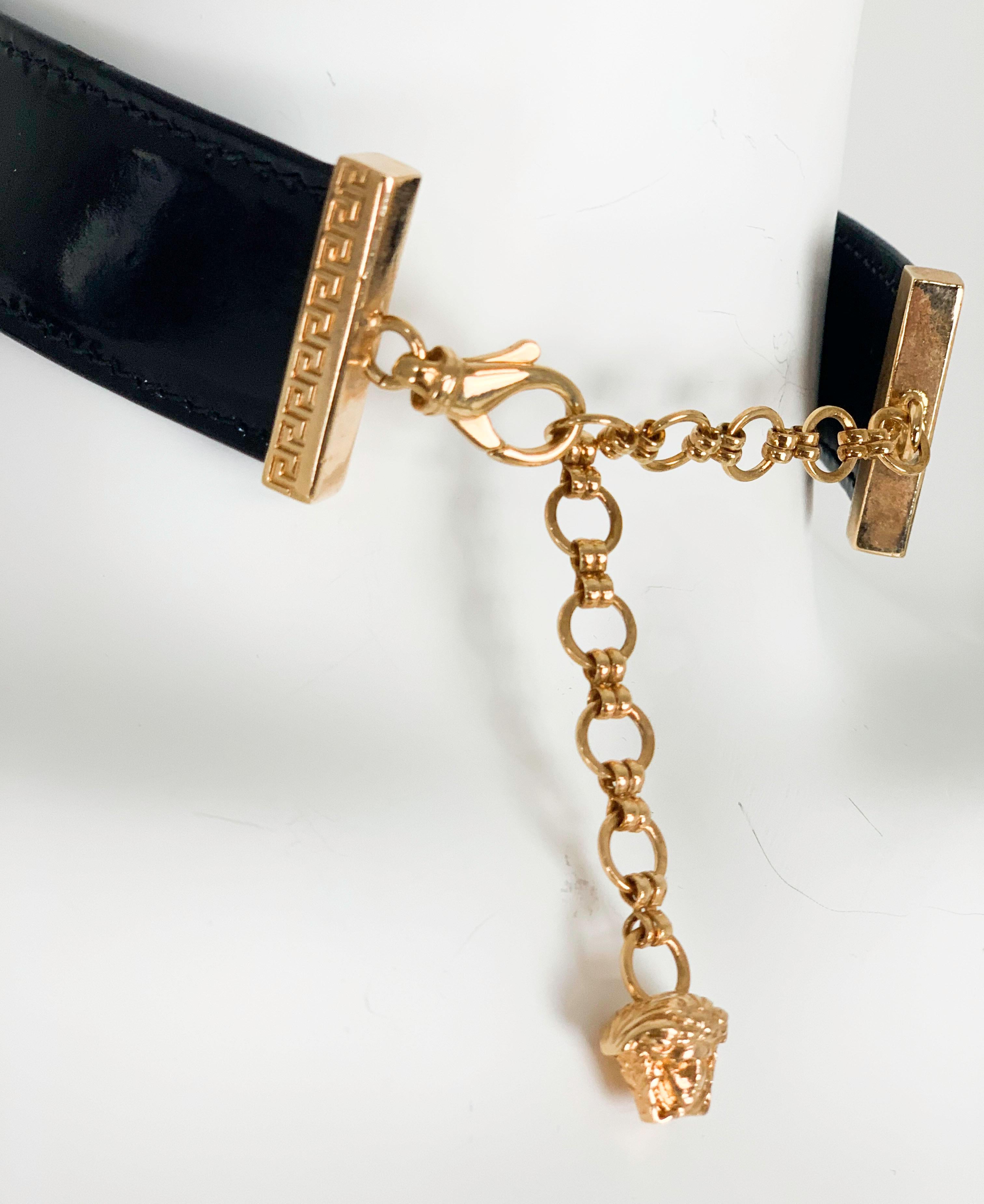 Gianni Versace 1990’s Black Choker necklace at 1stDibs | versace chokers, versace leather choker ...