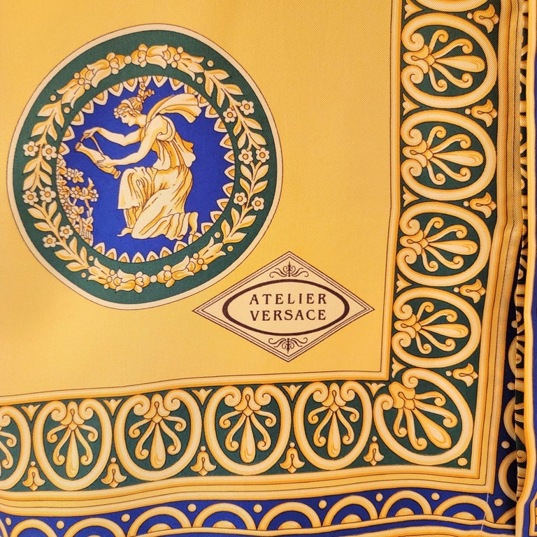 Gianni Versace 1992 Greek Gods Mythology Silk Shirt Atelier Istante Men ...