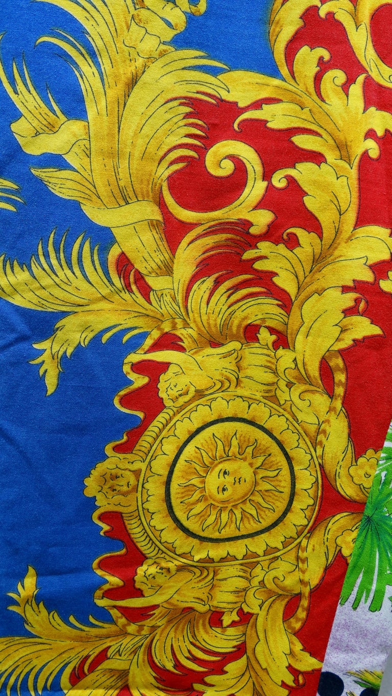 Gianni Versace 1993 Sun Baroque Print Jeans For Sale at 1stDibs ...