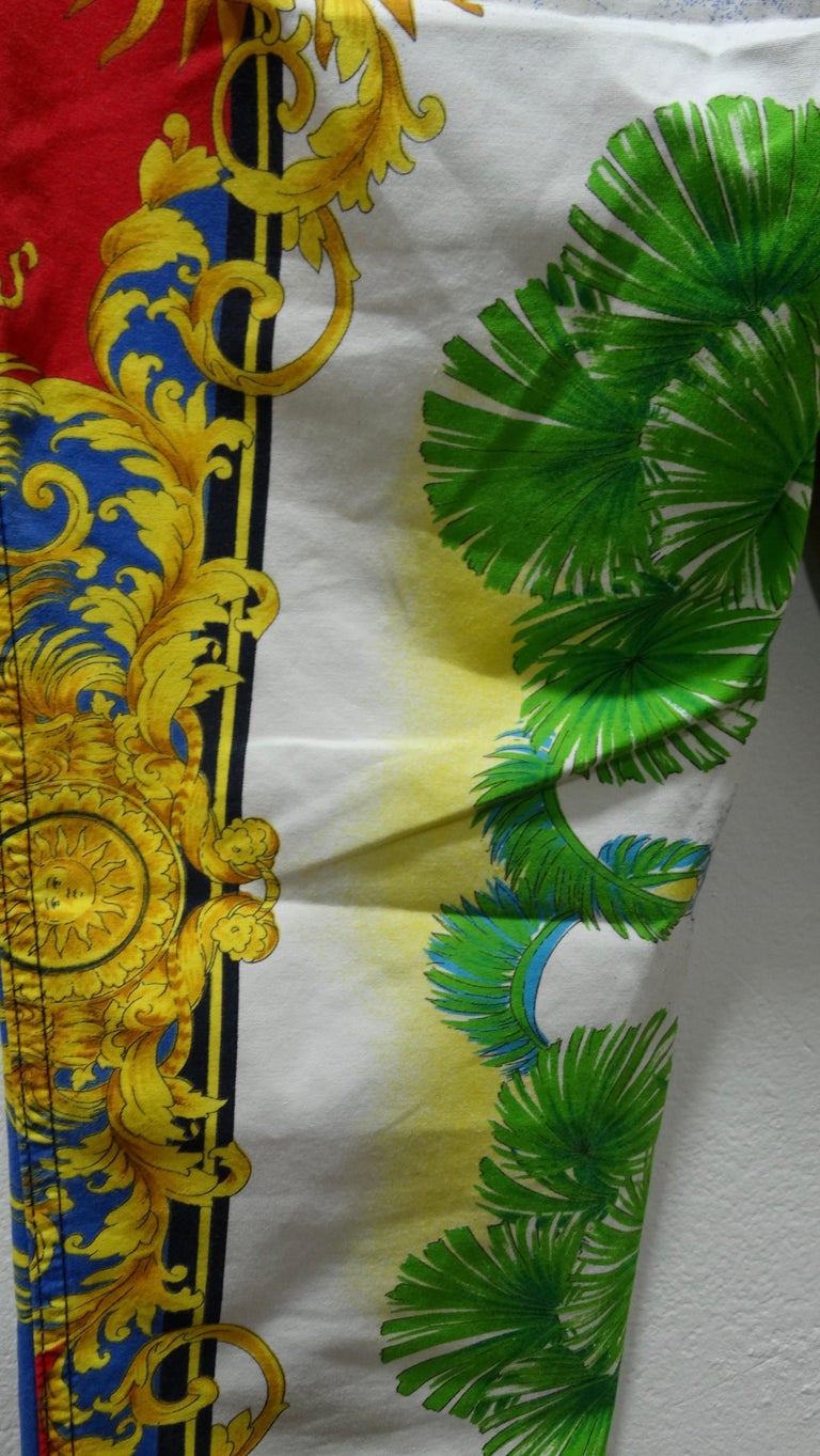 Gianni Versace 1993 Sun Baroque Print Jeans For Sale at 1stDibs ...