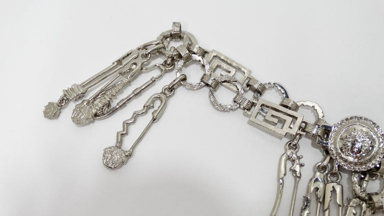 Gianni Versace 1994 Safety Pin Belt at 1stDibs | versace belt buckle