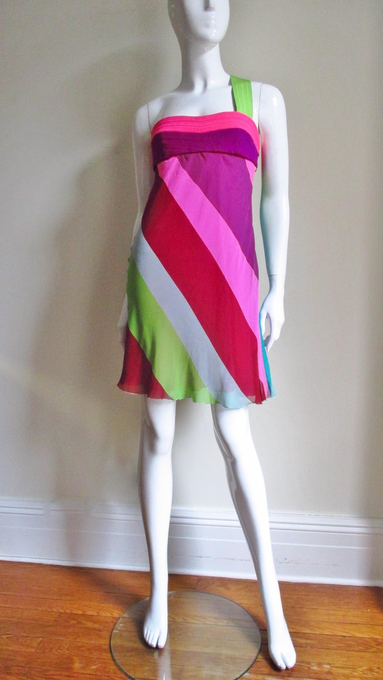 Gianni Versace Babydoll Silk Dress at 1stDibs | black babydoll versace ...