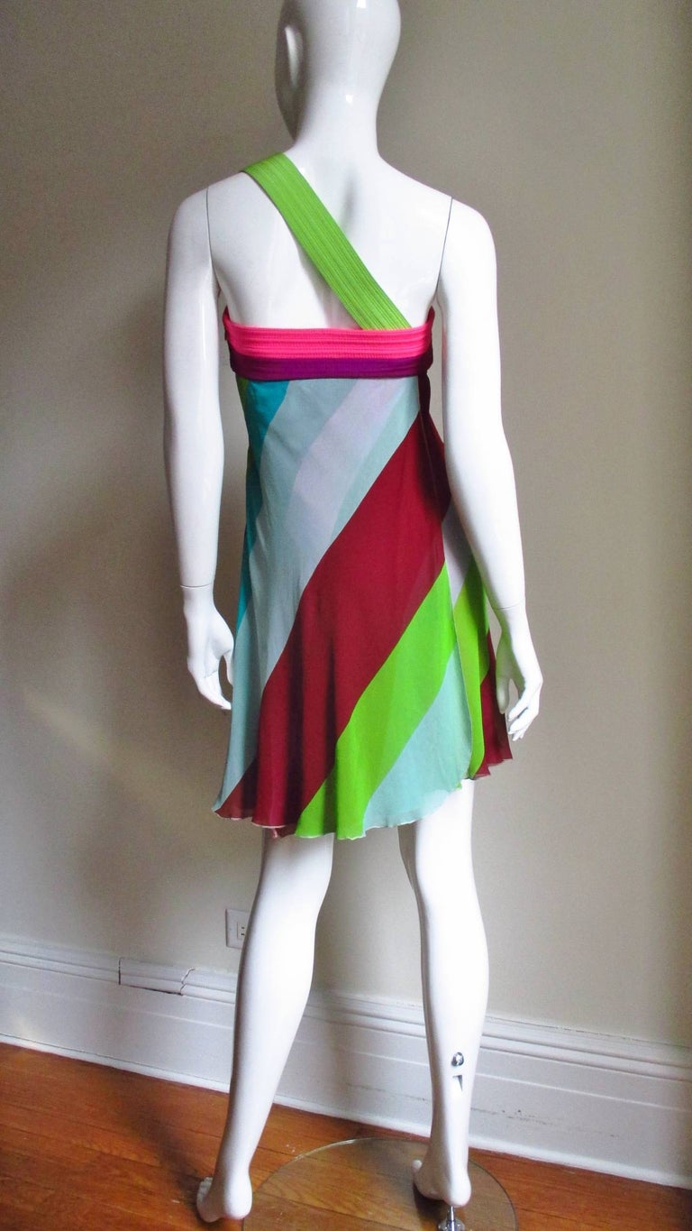 Gianni Versace Babydoll Silk Dress at 1stDibs | black babydoll versace ...