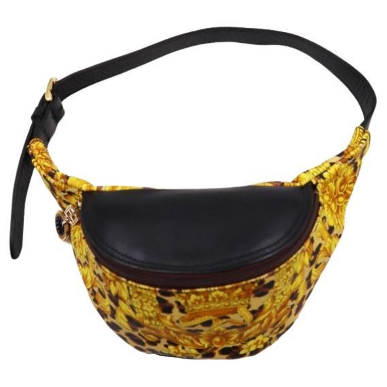 1990's GIANNI VERSACE Barocco Belt Bum Bag at 1stDibs