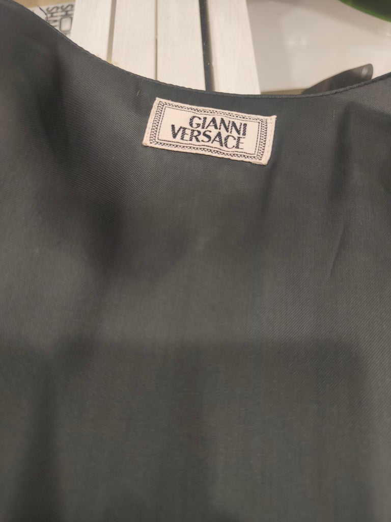 Gianni Versace Black Gold vest For Sale at 1stDibs