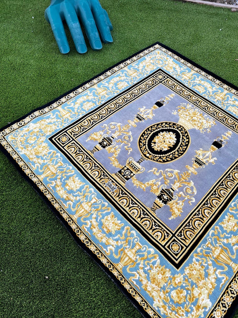 Gianni Versace Brocade Rug For Sale at 1stDibs