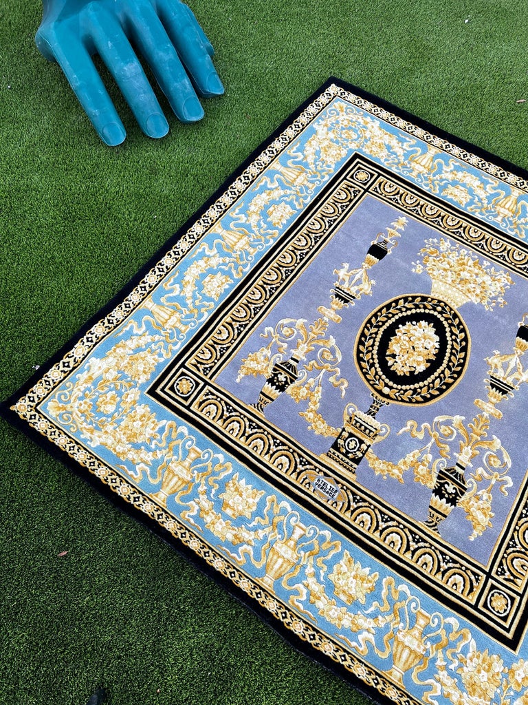 Gianni Versace Brocade Rug For Sale at 1stDibs