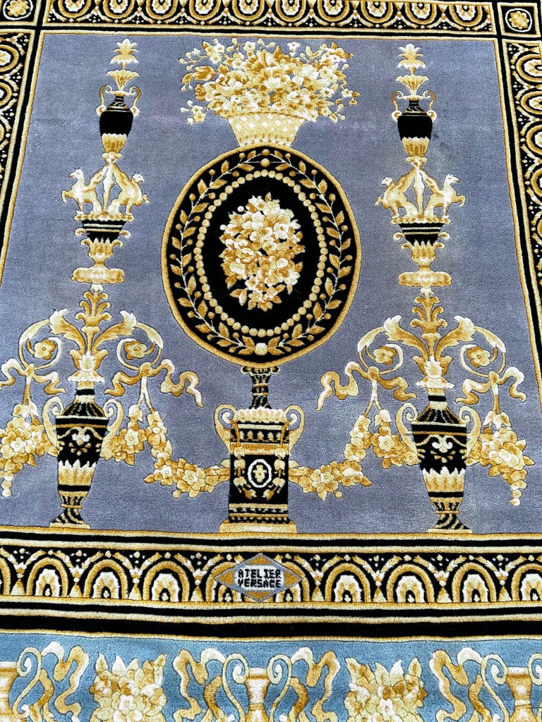 Gianni Versace Brocade Rug For Sale at 1stDibs