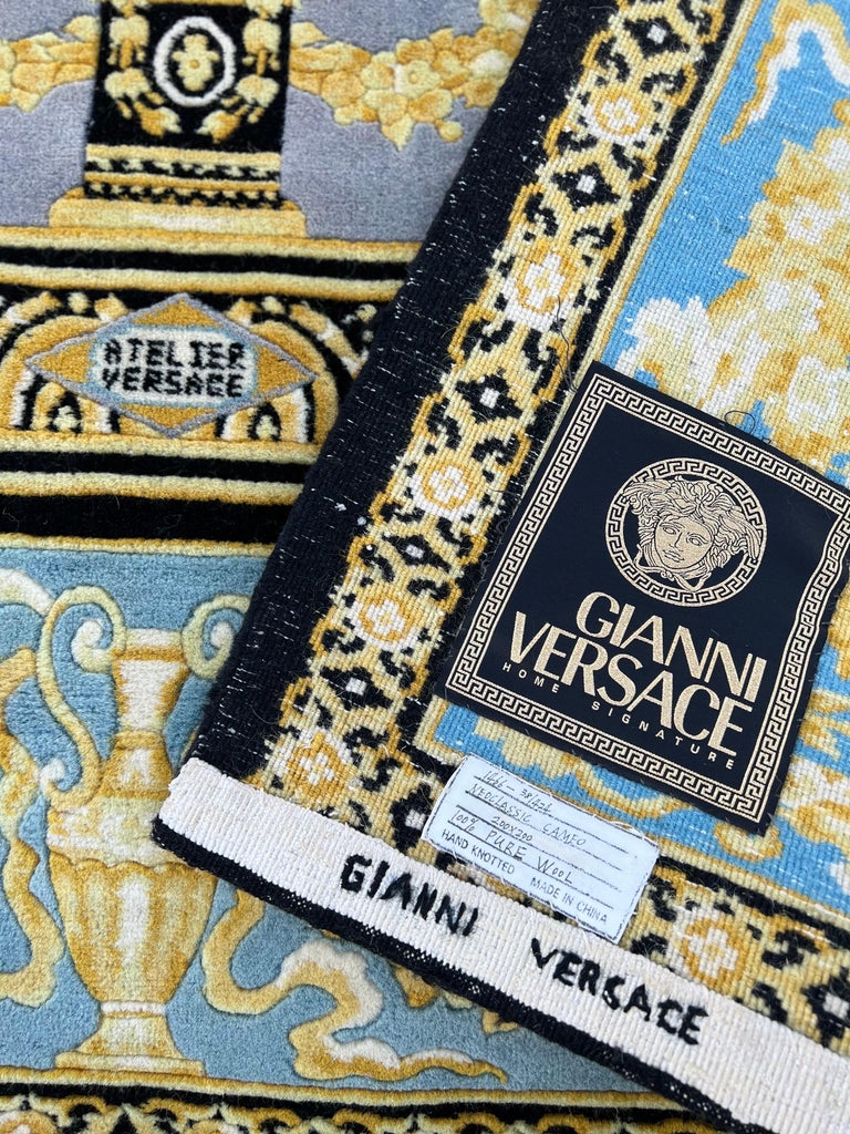 Gianni Versace Brocade Rug For Sale at 1stDibs