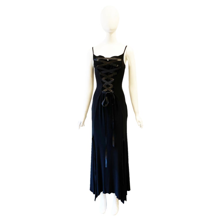 Gianni Versace Corset Gown Ribbons For Sale at 1stDibs | vintage ...