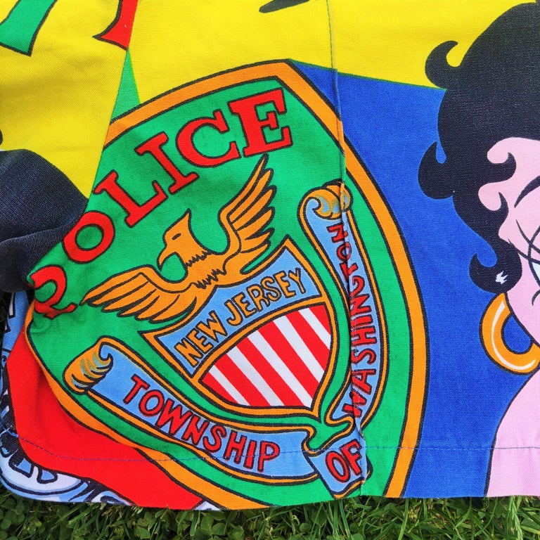 Gianni Versace Couture Betty Boop Cartoon Pop Art Marylin Monroe Pants ...