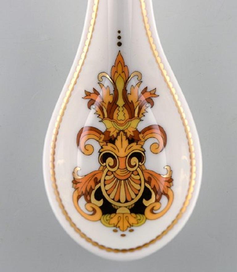 Gianni Versace for Rosenthal, "Barocco" Spoon in Porcelain with Gold ...