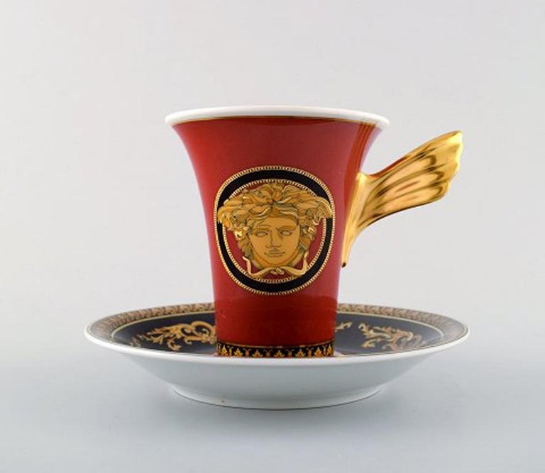 Gianni Versace for Rosenthal, Set of 6 Coffee Cups with Saucers at ...