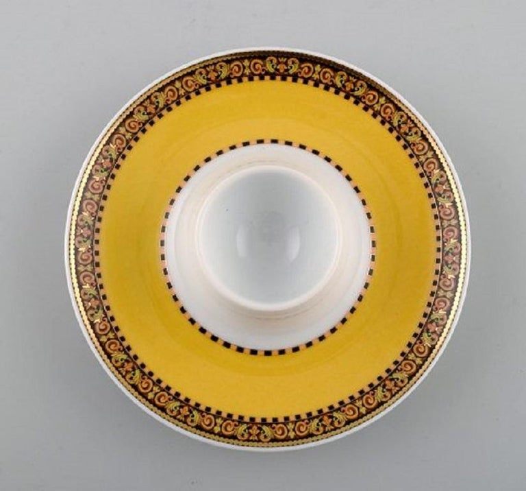 Gianni Versace for Rosenthal, Six "Barocco" Porcelain Egg Cups, 20th ...
