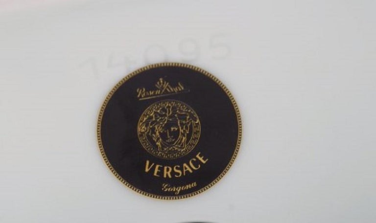 Gianni Versace for Rosenthal, Two Gorgona Bookends in White Porcelain ...