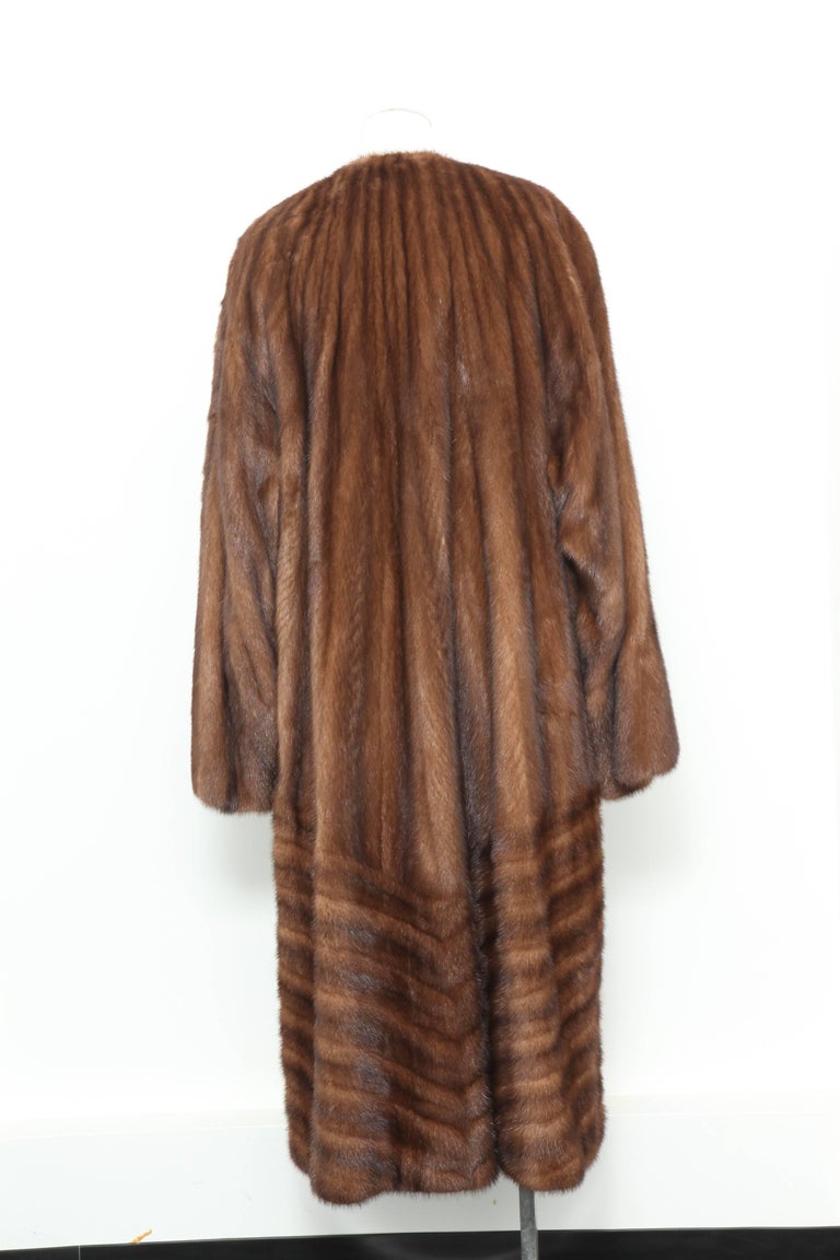 Gianni Versace Full-Length Mink Fur Coat For Sale at 1stDibs