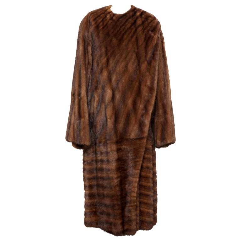 Gianni Versace Full-Length Mink Fur Coat For Sale at 1stDibs