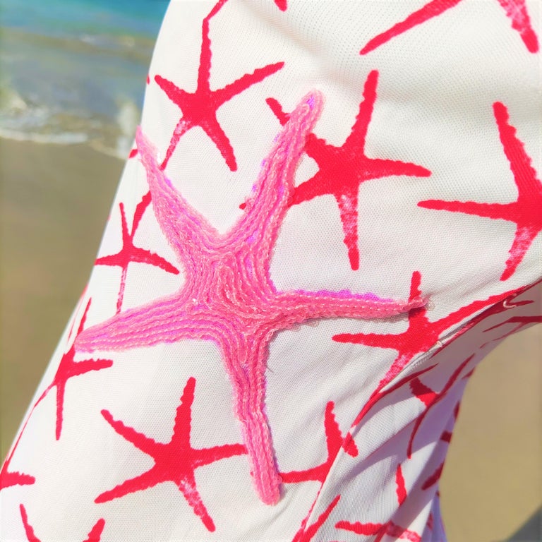 Gianni Versace Jeans Couture Starfish Sea Star Shell Sequin Evening ...