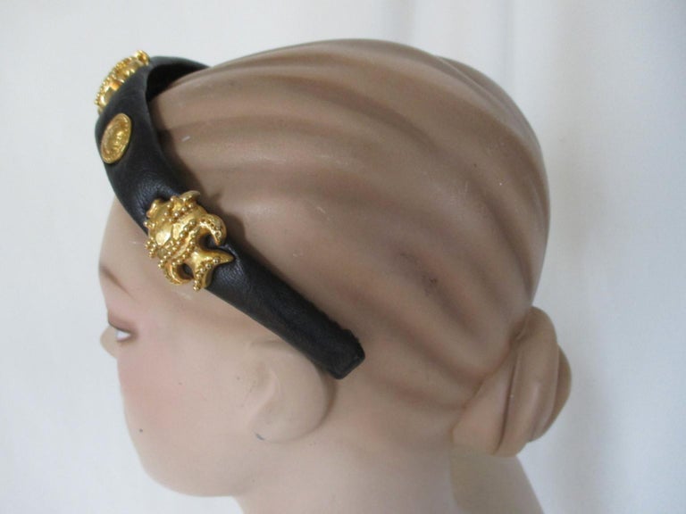 Gianni Versace Medusa Headband at 1stDibs | versace headband, versace ...