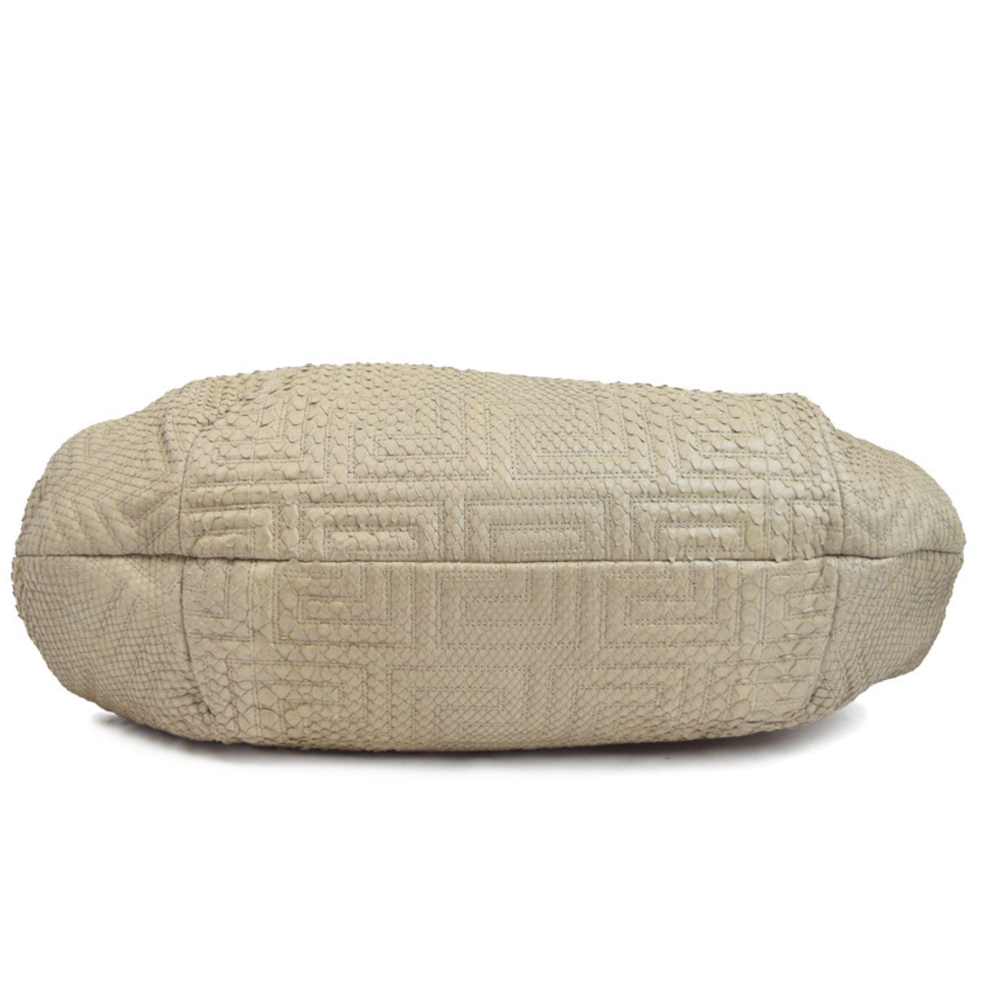 Gianni Versace Python Greek Key Quilted Satchel For Sale at 1stDibs ...